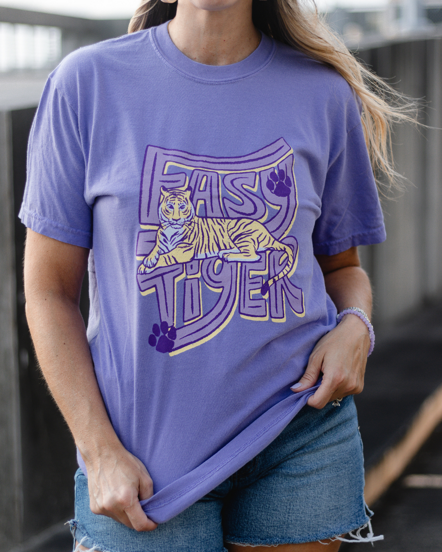 Easy Tiger Retro Comfort Colors T-Shirt T-Shirt – Sweet Baton Rouge