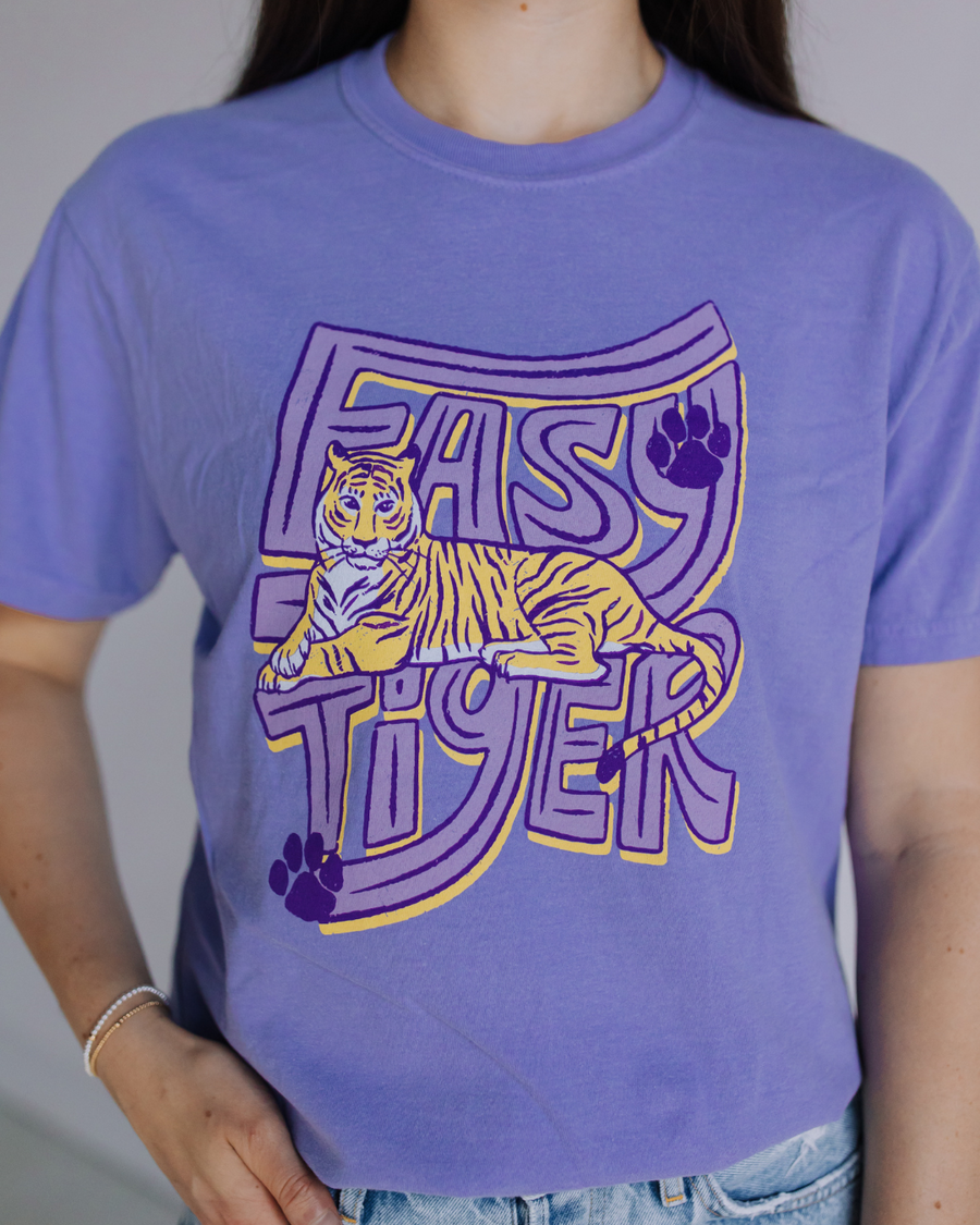 Easy Tiger Retro Comfort Colors T-Shirt T-Shirt – Sweet Baton Rouge