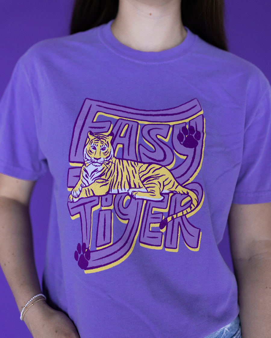 Easy Tiger Retro Comfort Colors T-Shirt T-Shirt – Sweet Baton Rouge